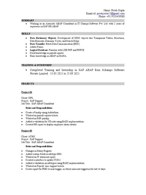 Preeti Gupta Resume Pdf Data Systems Engineering