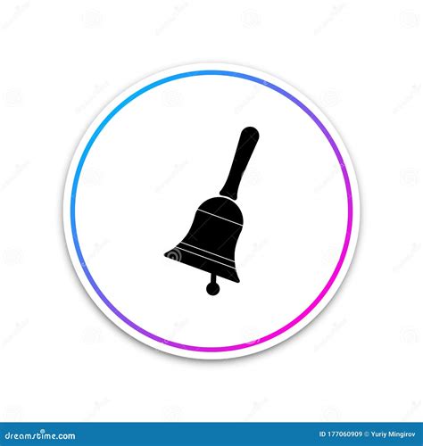 Ringing Bell Icon Isolated On White Background Alarm Symbol Service