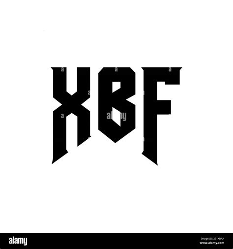 Xbf Letter Logo Design For Technology Company Xbf Logo Design Black