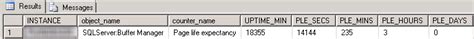 what is page life expectancy ple in sql server sqlservercentral