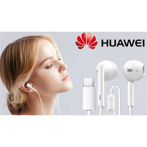 Huawei Usb C Stereo In Ear Headphones With Mic White Ffp Free Delivery Mymemory