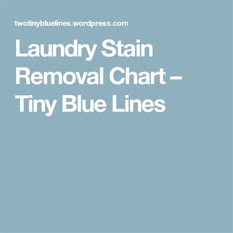 Laundry Stain Removal Chart Stain Removal Chart Stain Removal Guide