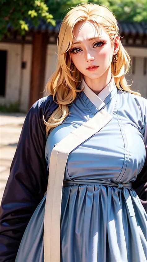 ㅎㅂ Ai에게 한복 입은 글래머 서양 눈나를 그려달라고 했다 2 오픈이슈갤러리 인벤