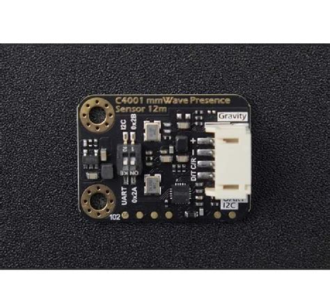 Buy Now Dfrobot Gravity Mmwave C4001 24ghz Human Presence Detection Sensor 12 Meters I2c And Uart