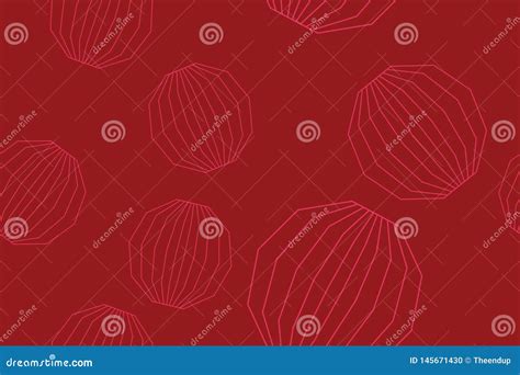 Seamless Abstract Background Pattern Made With Decagon Shapes Stock