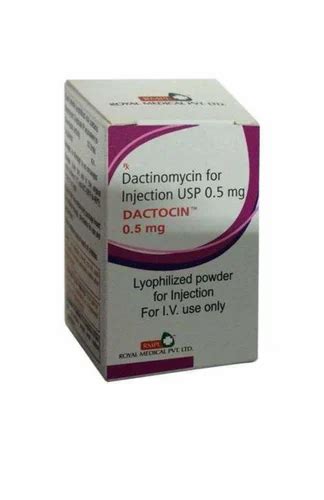 Dacilon Dactinomycin 0 5 Mg Injection At ₹ 500 Vial Tb Tumor And Cancer Drugs In Unjha Id