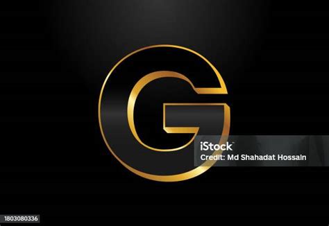 금색과 검은 색 알파벳 G 우아한 골드 컬러 알파벳 벡터 일러스트 레이 션 0명에 대한 스톡 벡터 아트 및 기타 이미지 0명 3차원 형태 금 금속 Istock