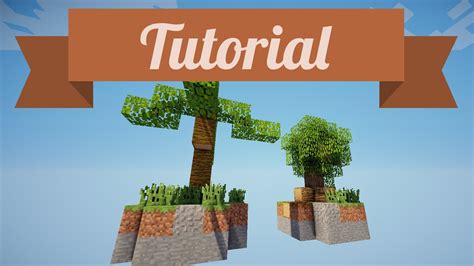 Minecraft Custom Tree Tutorial YouTube