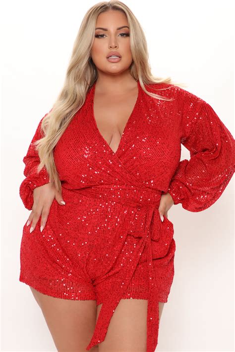 Plus Size Sequin Jumpsuits For Women Fashion Nova