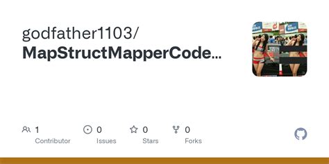 Github Godfather Mapstructmappercodegenerator
