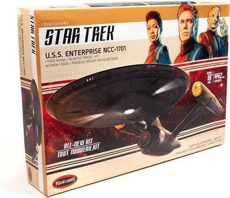 Unassembled 11000 Uss Enterprise Discovery Model Kit With Lighting Kit