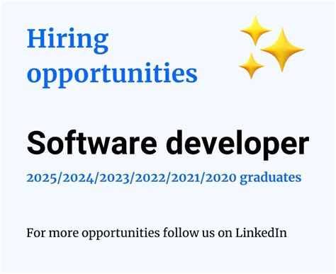 Software Jobs For Freshers On Linkedin Hiring Hiringdevelopers