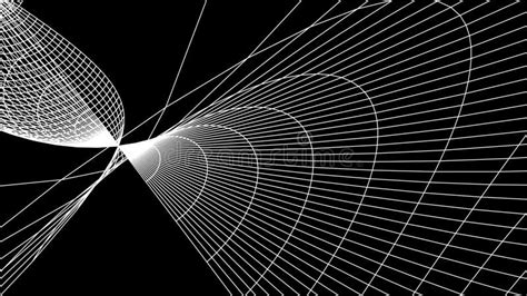 Grid Net Polygonal Wireframe Abstract Drawing Motion Graphics Seamless Loop Animation Background