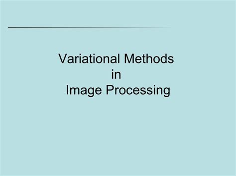 Pdf Variational Methods In Image Processing Avcr Czzoi Utia Cas Cz Files Lecture Intro 1 Pdf