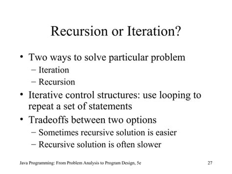 Chapter 13 Recursion Ppt