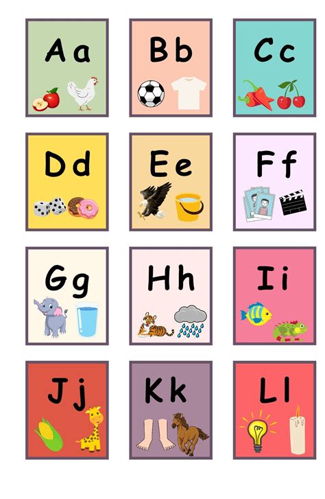 Poster Huruf Abjad Indonesia