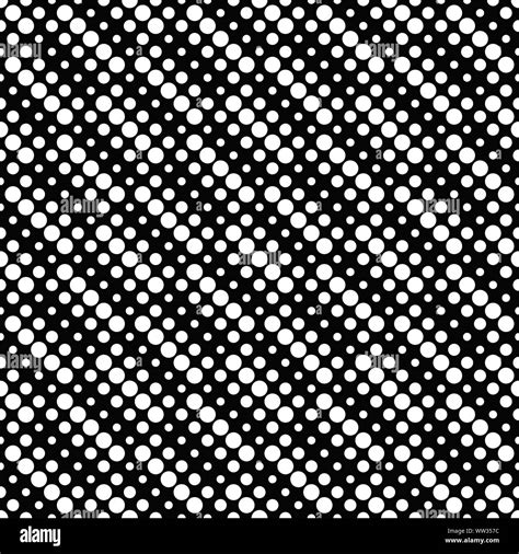 Geometrical Abstract Monochrome Dot Pattern Background Design Black