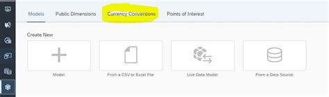 Standard Currency Conversion In SAP Analytics Clou SAP Community
