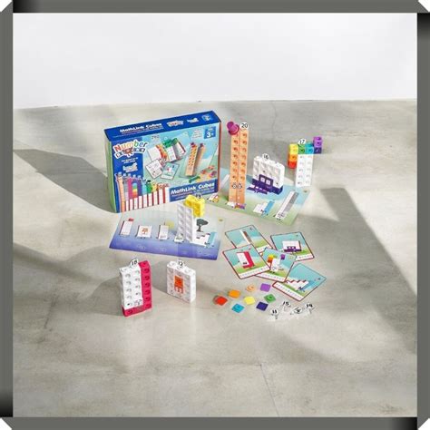 Learning Resources Numberblocks Mathlink Cubes 155 Pieces 11 20 Activity Set With Japanese