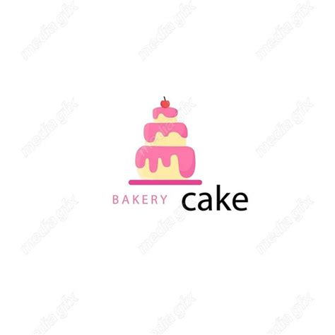 خرید و قیمت وکتور طرح لوگوی کیک و شیرینی پزی و شیرینی فروشی Mv002913 ترب