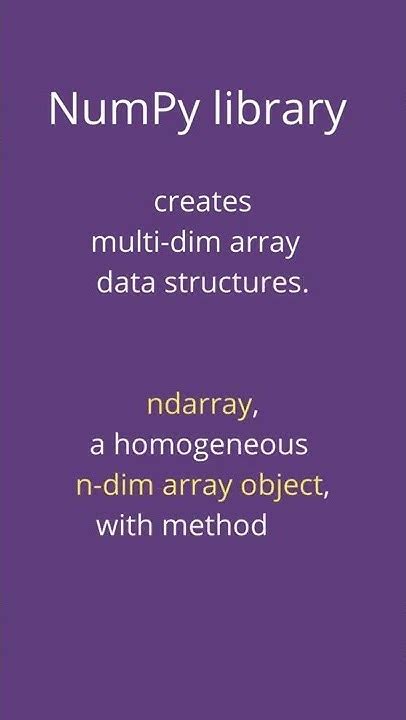 What Is Numpy In Python Welcome Young Learners Shorts Youtube