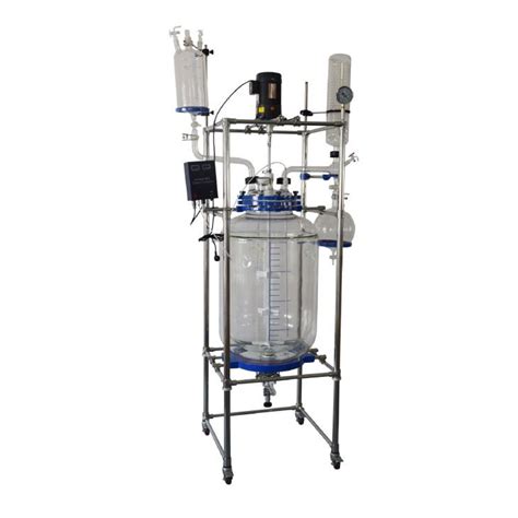 China Double Layer Glass Reactor Laboratory Manufacturers Factory Direct Price Nanbei