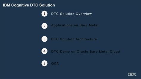 Oracle Bare Metal Cloud Ibm Cognitive Direct To Consumer Solution Pptx