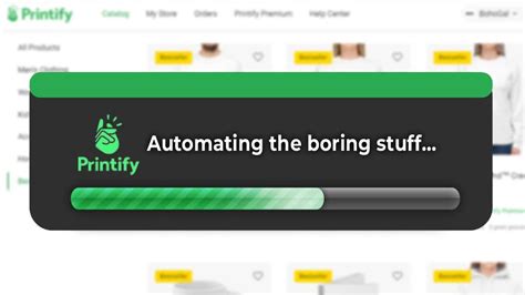 How To Automate Printify Product Creation Youtube