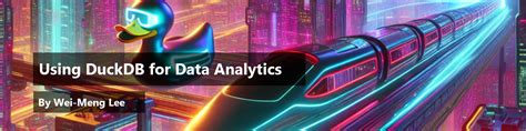 Using Duckdb For Data Analytics