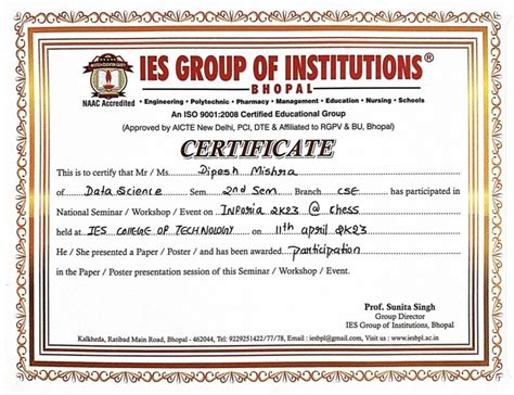 Dipesh Mishra On Linkedin It Was An Wonderful Experience As An Inforia Coordinator Learns May