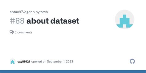 about dataset · issue 88 · antao97 dgcnn pytorch · github