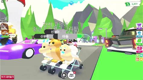 뽀로로 로블록스 입양하세요 레이싱 트랙 1편 돈모으기 Youtube