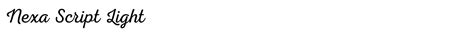 Nexa Script Font Webfont And Desktop Myfonts