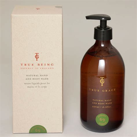 Natural Hand And Body Wash English Garden No 69 By True Grace