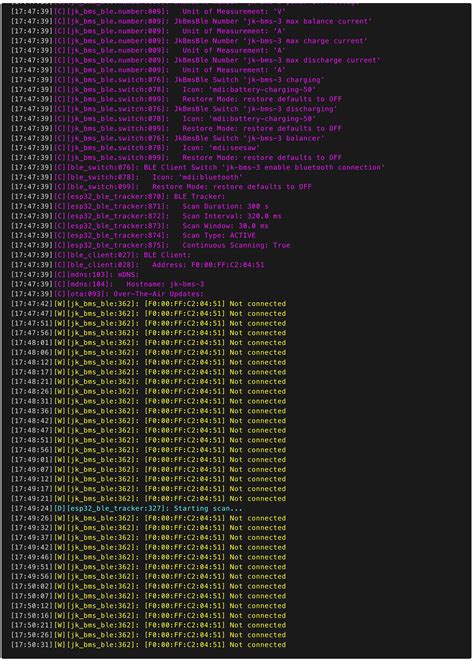 Jk B A S P Unable To Locate Mac Address Or Connect Via Bt Syssi