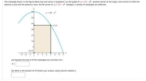 solved the rectangle shown in the figure below has one