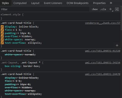 Default Antd Css Not Being Overrided Even On Adding Styles In Global