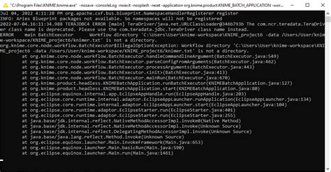 Save The Logs From Consolelog Into A File Knime Analytics Platform Knime Community Forum
