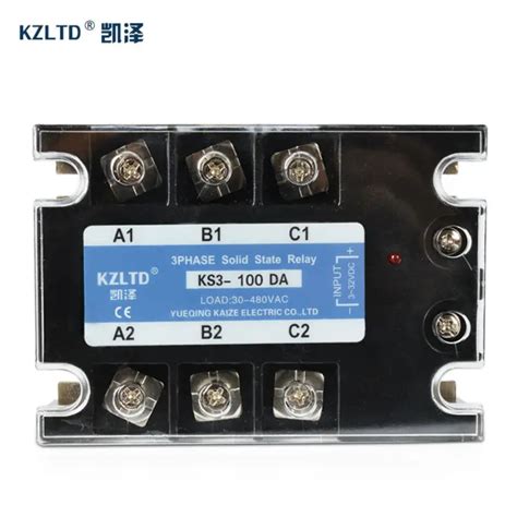 TSR 100DA Relay Module Solid State 3 Phase 3 32V DC To 30 480V AC Swtich Relay Module SSR Relay