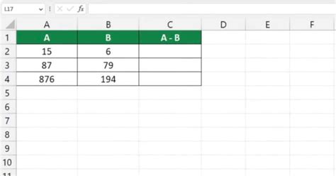How To Subtract Numbers In Excel Beginner S Guide
