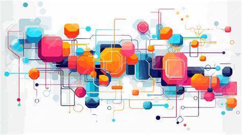 Dynamic Isometric Lines Abstract Vector Background Premium Ai Generated Vector