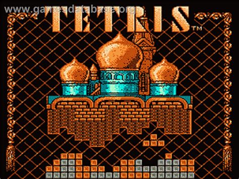 Tetris Nintendo Nes Artwork Title Screen