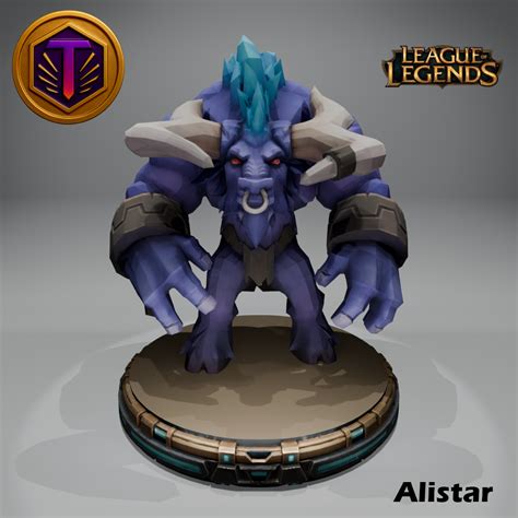 🪖 Alistar League Of Legends・ Stl File For 3d Printing・cults