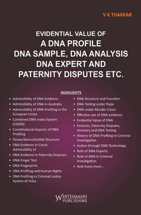 Evidental Value Of A DNA Profile DNA Sample DNA Analysis DNA Expert And DNA Paternity Disputes