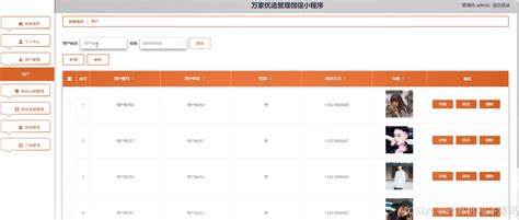 【开题报告】基于springbootvue万家优选管理微信小程序后端（程序源码论文 计算机毕业设计 Csdn博客
