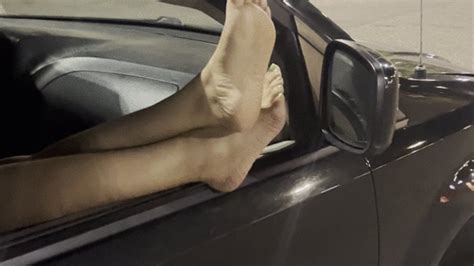 Peppermint Paris Feet Outside Car Feetdriver Production Clips4sale