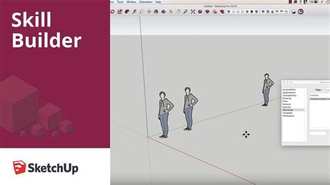 Mastering Shortcut Keys In Sketchup Skill Builder Youtube