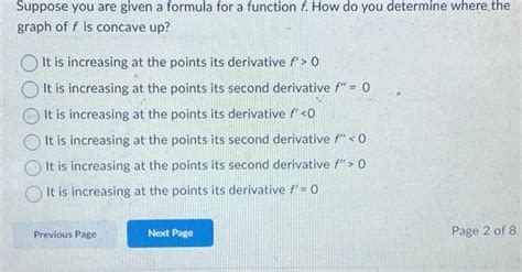 Solved Suppose You Are Given A Formula For A Function F How Chegg Com