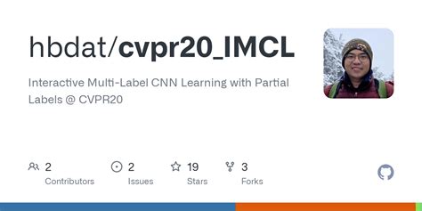 GitHub Hbdat Cvpr IMCL Interactive Multi Label CNN Learning With Partial Labels CVPR