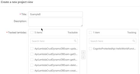 Grouping AWS Lambda Functions With Dashbird Project View